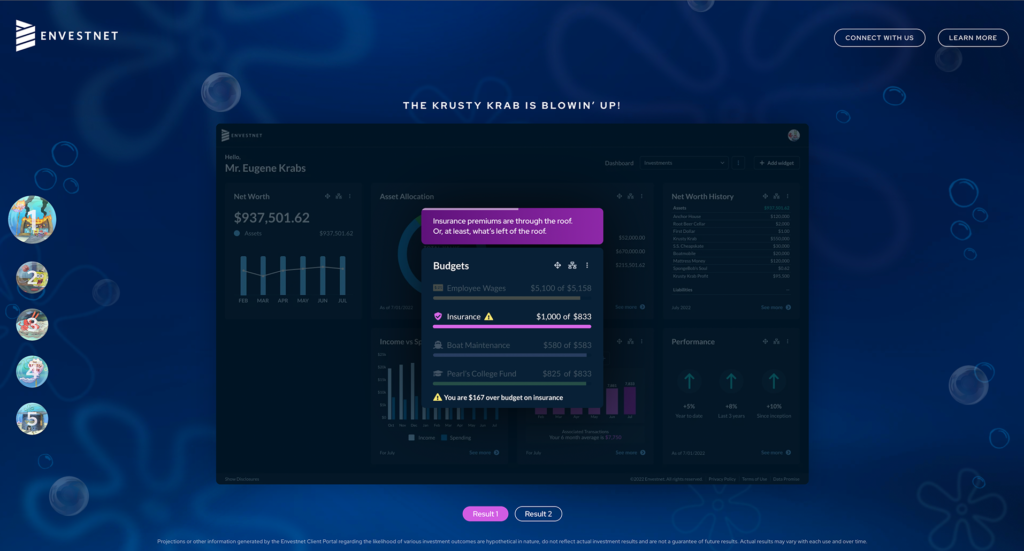 Envestnet - Mr. Krabs - HeyLetsGo | Creatively-Driven Production Agency ...